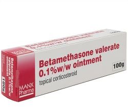Betamethasone valerate 0.1% ointment (100 g)