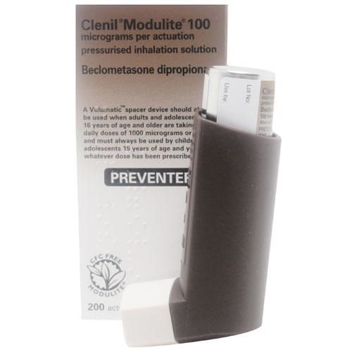 Clenil Modulite 100micrograms/dose inhaler 200 dose