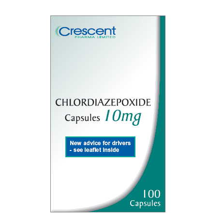 Chlordiazepoxide 10mg capsules (100 Cap(s))