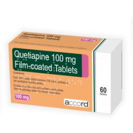 Quetiapine 100mg tablets (60 Tablet(s))