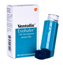 Ventolin 100micrograms/dose Evohaler 200 dose