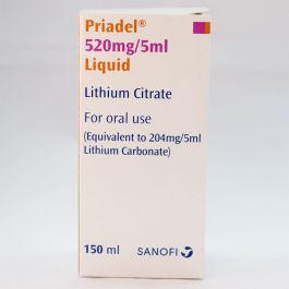 Priadel 520mg/5ml liquid 150 ml