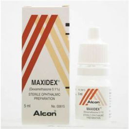 Maxidex 0.1% eye drops 5 ml