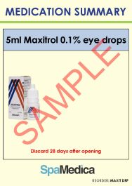 Maxitrol eye drops (5 ml) (25) Flyers