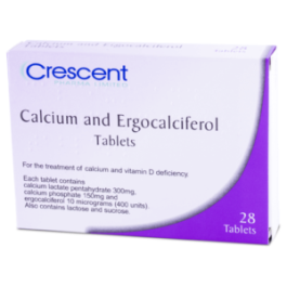 Calcium and Ergocalciferol tablets (28 Tablet(s))