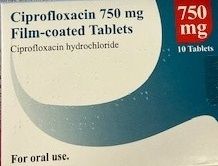 Ciprofloxacin 750mg tablets (10 Tablet(s))