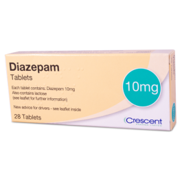 Diazepam 10mg tablets (28 Tablet(s))