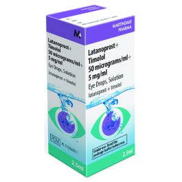 Latanoprost 50micrograms/ml / Timolol 5mg/ml eye drops (2.5 ml)