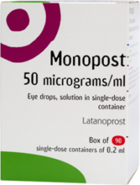 Monopost 50micrograms/ml eye drops 0.2ml unit dose 30 unit dose 6 x 5 ...