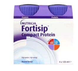 Fortisip Compact Protein liquid Neutral (Nutricia Ltd) 500 ml 4 x 125ml ...
